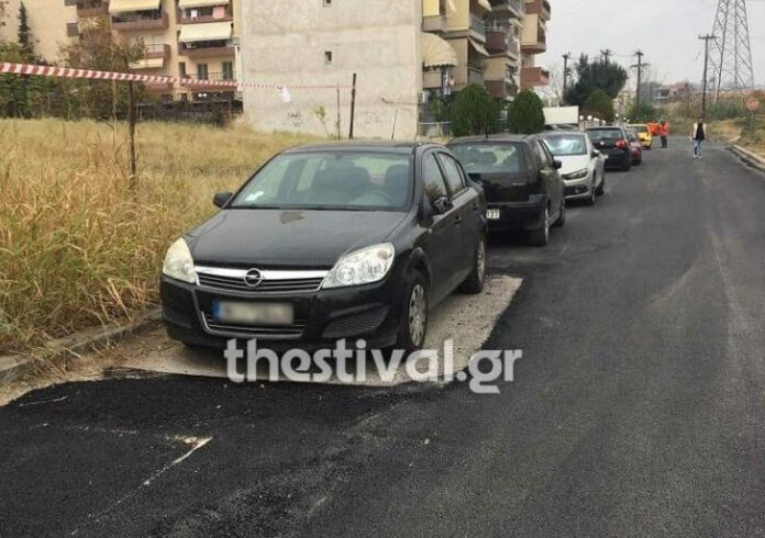 Επική... ασφαλτόστρωση στο Κορδελιό Θεσσαλονίκης (εικόνα) - Directus