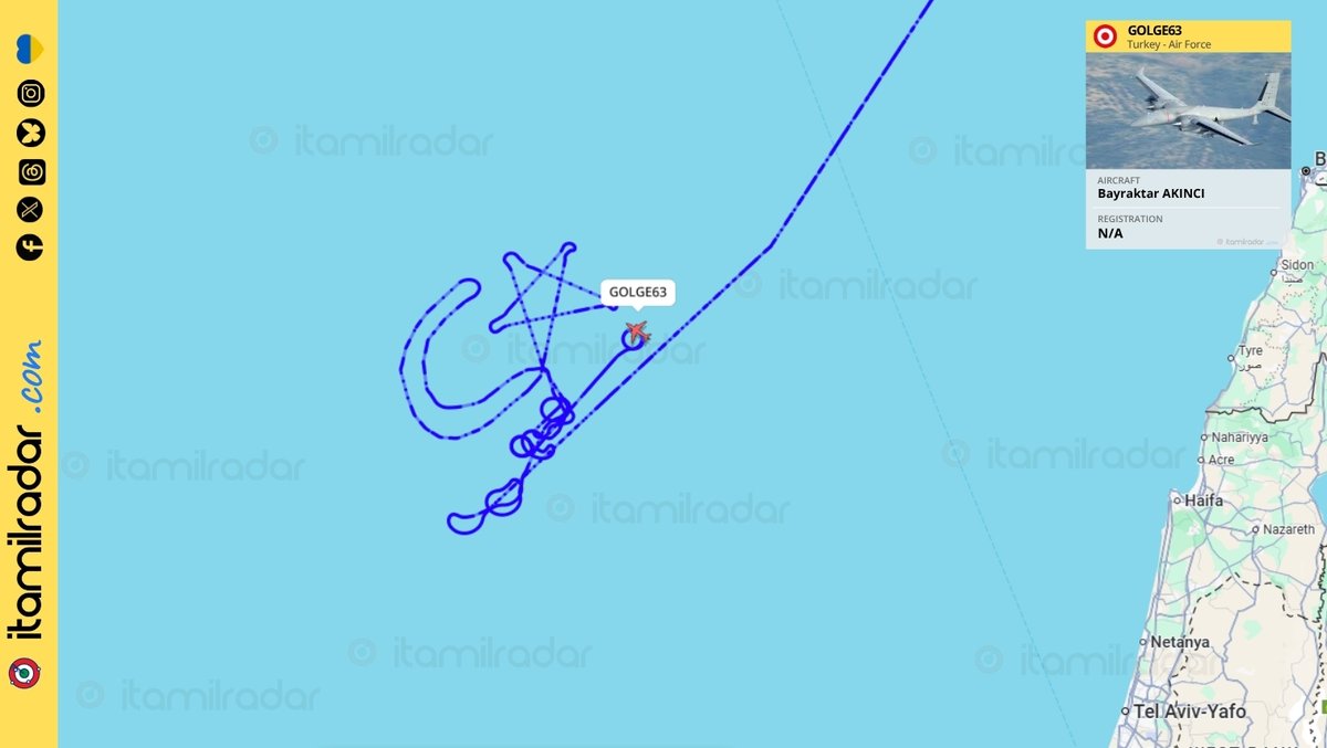 Πρόκληση: Drone Bayraktar ζωγράφισε την τουρκική σημαία στην Ανατολική ...